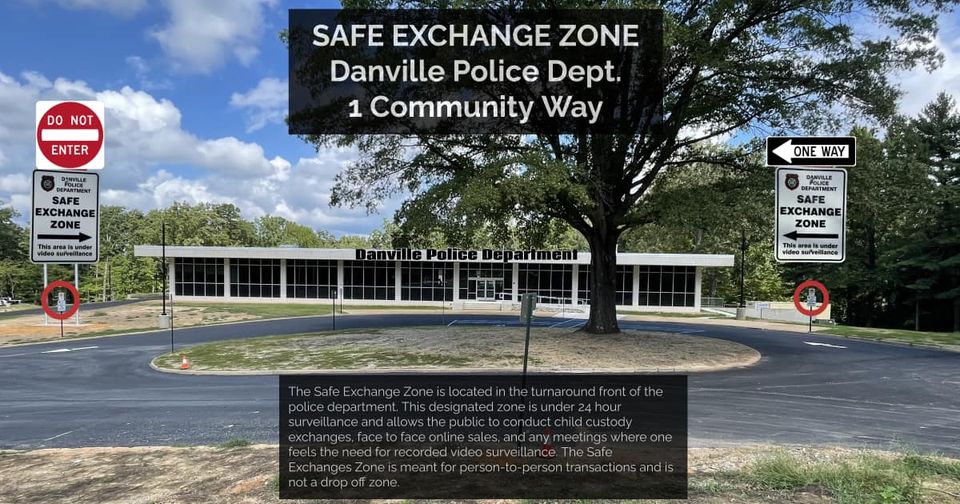 Danville Police Department Sets Up Safe Exchange Zone At New HQ ...