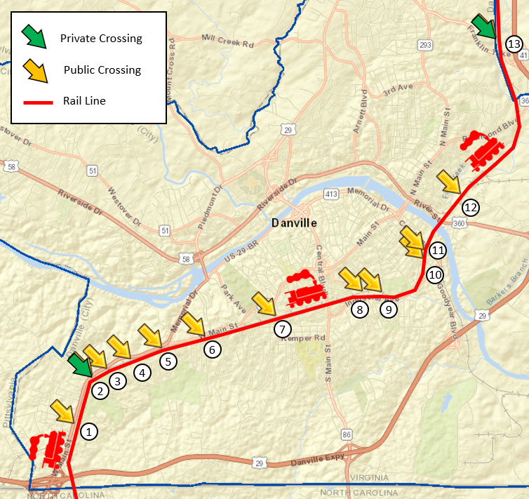 Rail replacement begins Tuesday in the city of Danville ...