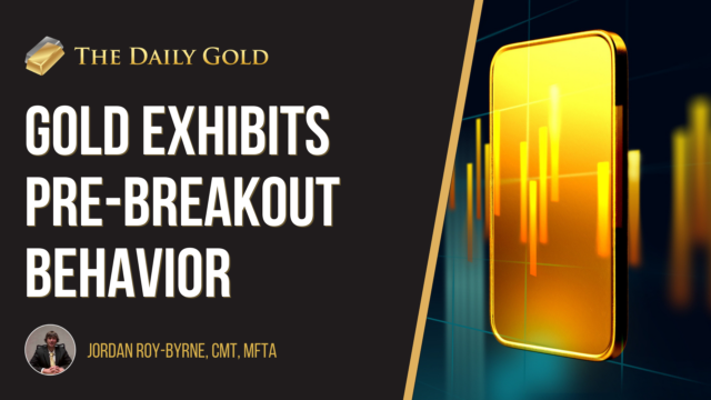 Video: Gold Exhibits Pre-Breakout Behavior – Jordan Roy-Byrne | WallStreetWindow.com
